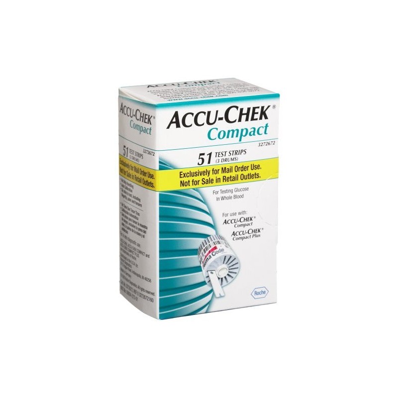 Accu-Chek Compact Glucose Test Strips